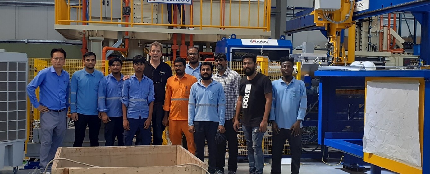 Project completion at MPE specialist OSE in Dubai – extrutec GmbH Project completion at MPE specialist OSE in Dubai – extrutec GmbH