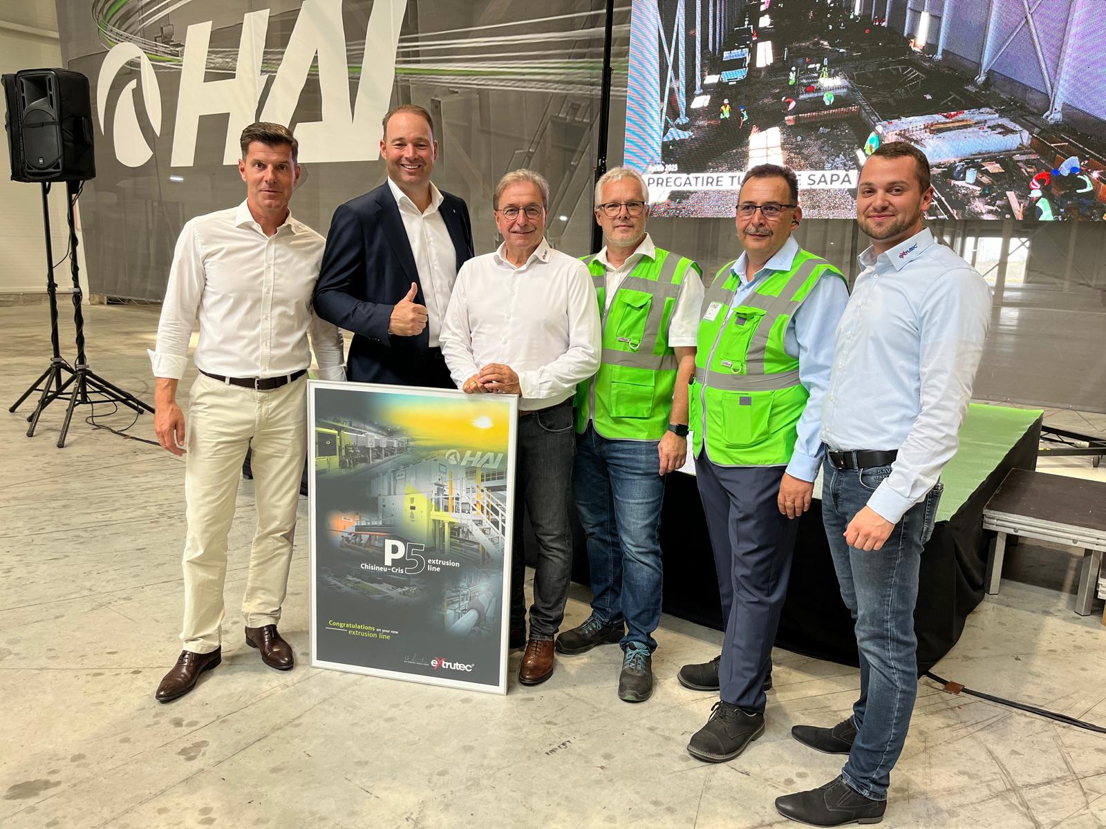 Official launch of the new 10-inch extrusion line at the Hammerer ...